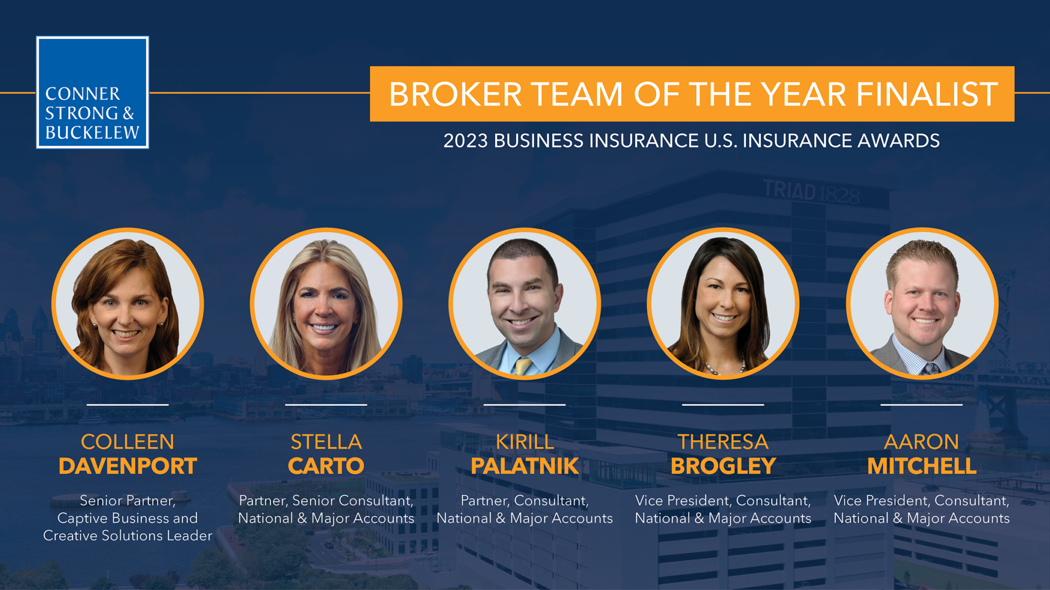 U.S. Insurance Awards Finalist - Conner Strong